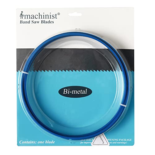 Imachinist S9334812 M42 93" X 3/4" X 8/12tpi Bi-Metal Band Saw Blades Metal Cutting Variable Teeth
