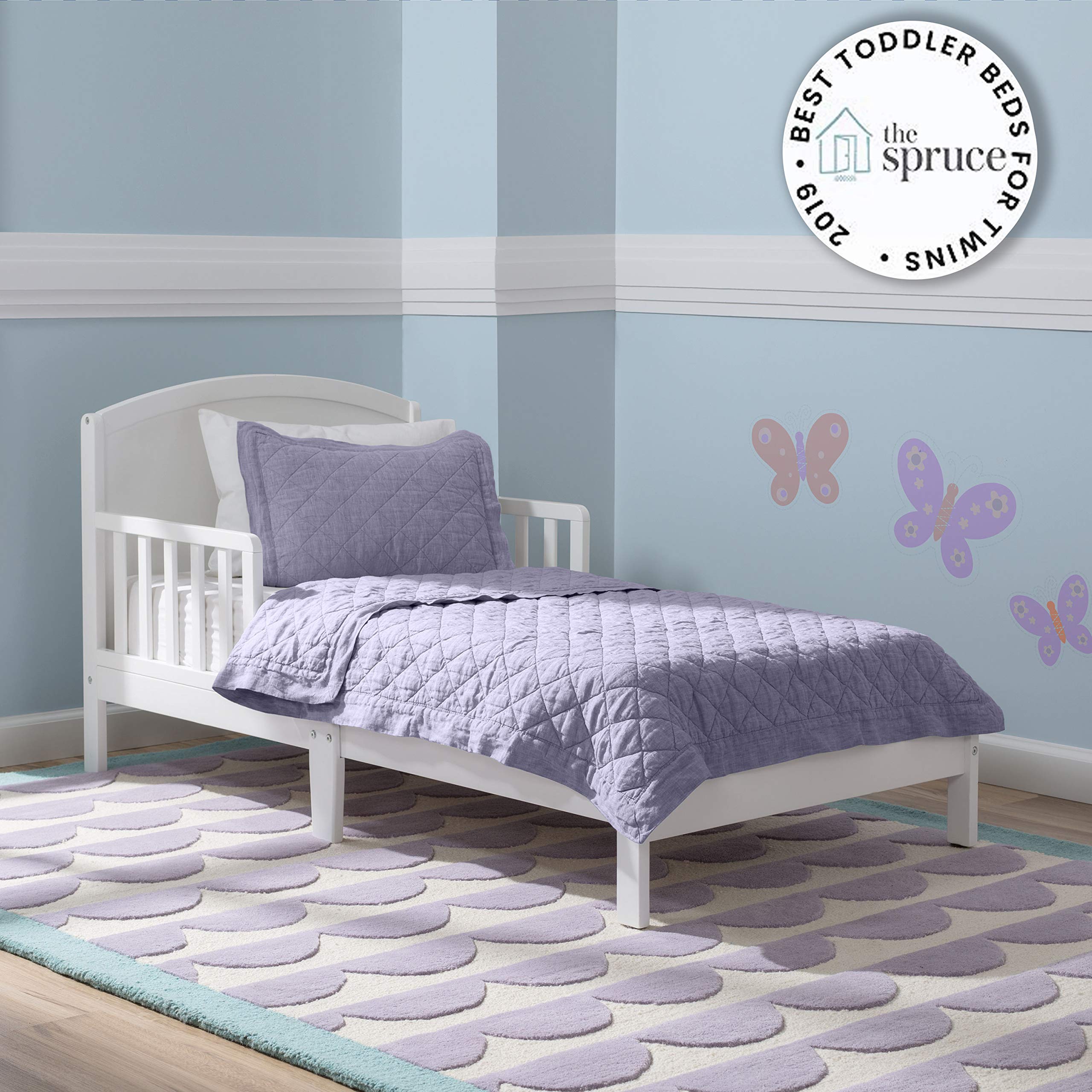Delta Children Abby Toddler Bed, Greenguard Gold Certified, Bianca