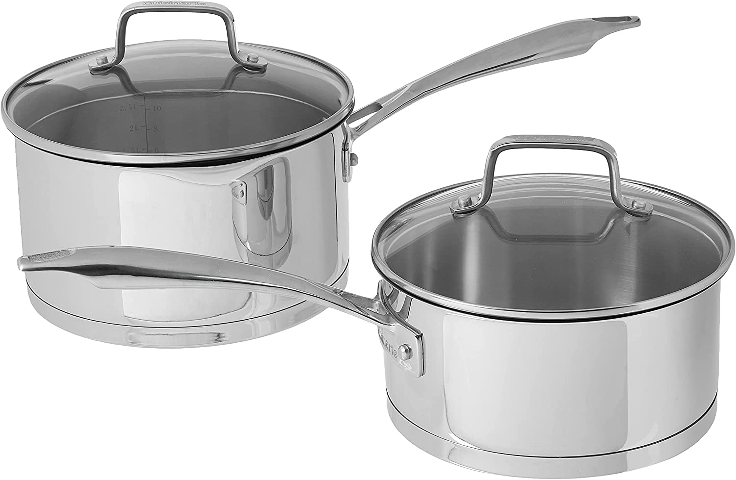 Cuisinart 11-Piece Cookware Set, Professional Stainless Steel, 89-11,Silver