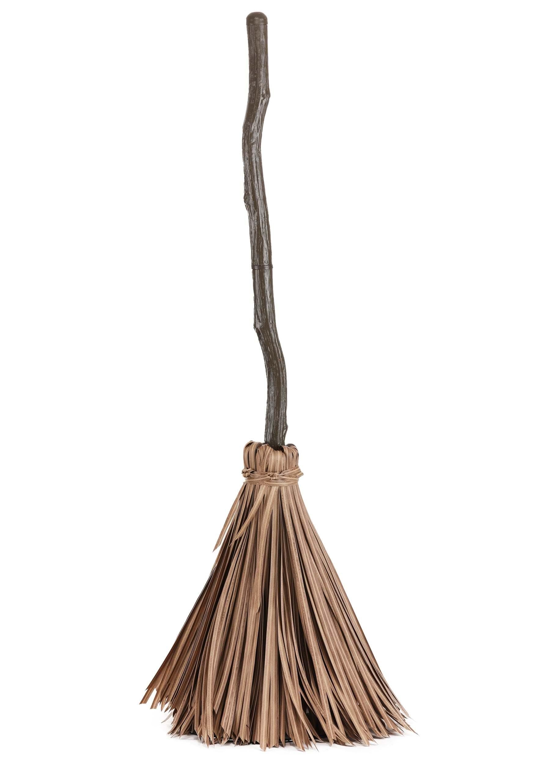 Fun Costumes 38" Brown Animatronic Enchanted Magical Broom, Floating Witch Broom Halloween Decoration Standard
