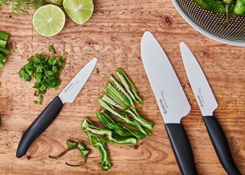 KYOCERA 3` Black Paring Knife, 1 EA