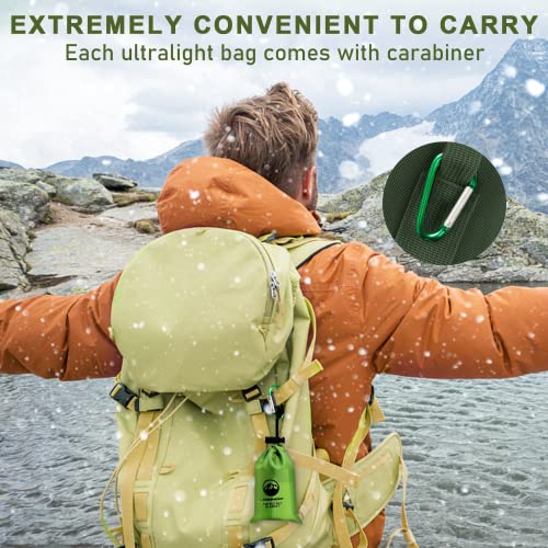 Emergency Blankets - 4 Pack Extra-Large Mylar Space Blankets, Outdoor Waterproof Ultralight Thermal Foil Space Blankets for Hiking, Camping, Running, Car Use