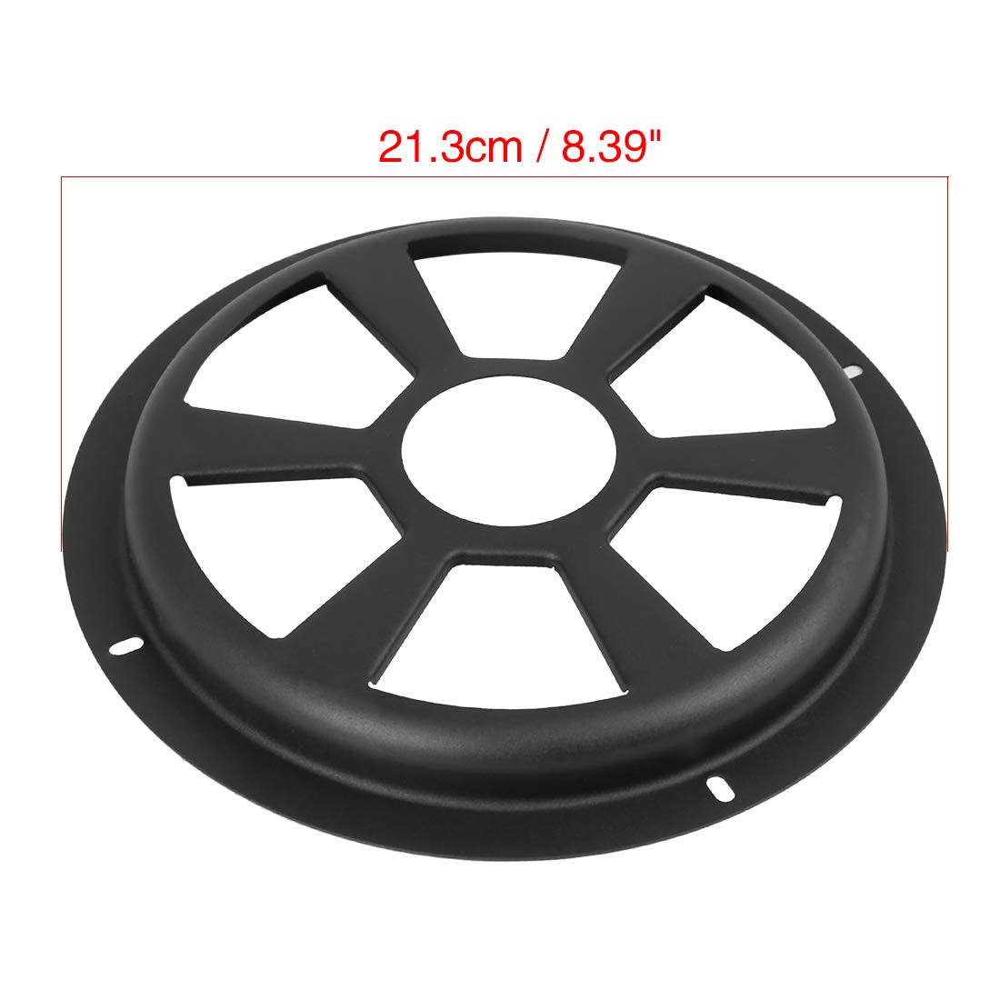 X AUTOHAUX Universal 8 Inch Black Car Audio Speaker Hollow Mesh Subwoofer Grill Cover Protector 2 Pcs