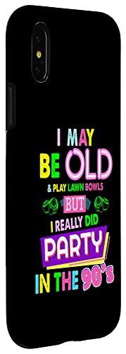 iPhone X/XS Lawn Bowls Outfit Idea For Women & Funny 90s Lawn Bowling Case