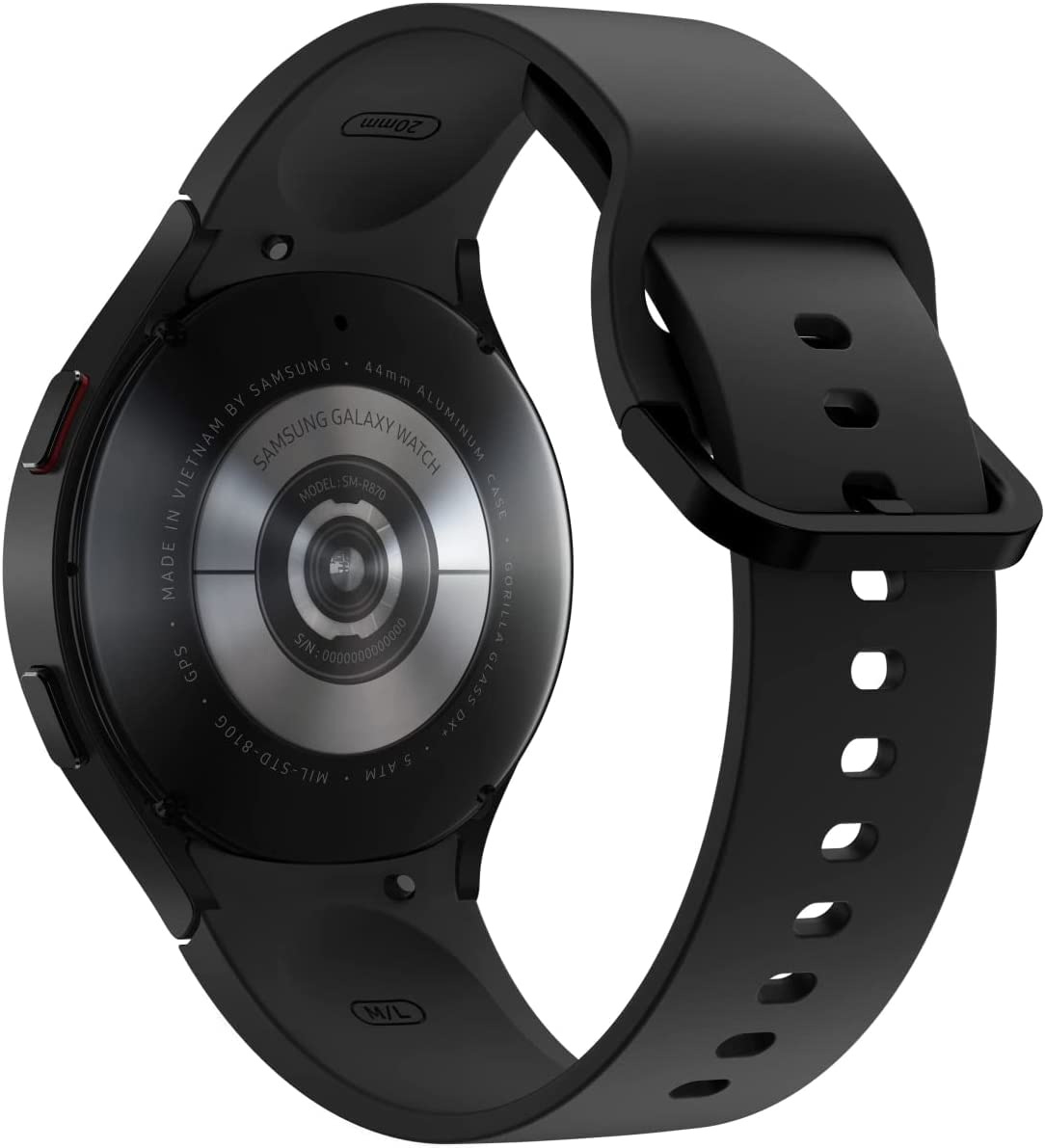 Samsung Galaxy Watch 4 Smartwatch 44mm with Extra Band Included, Bluetooth / Wifi Only, Black (SM-R870NZKCXAA)