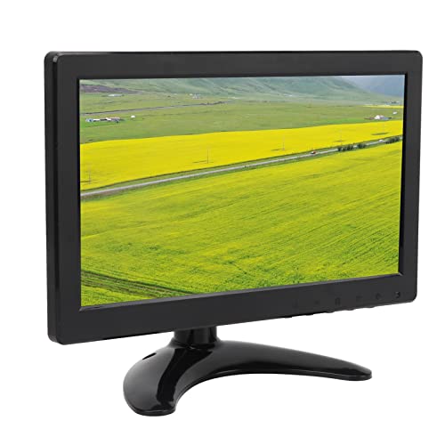 HD Monitor, Builtin Speaker Easy Installation 100-240V TFT LCD 9 Inch Game Screen with VGA Cable for DVR (US Plug)