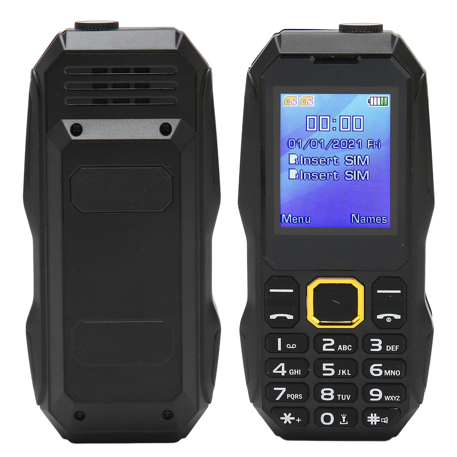 CUTULAMO Senior Unlocked Mobile Phone, Loud Voice Big Button 2G Cell Phone for Kids for Hiking (US Plug)