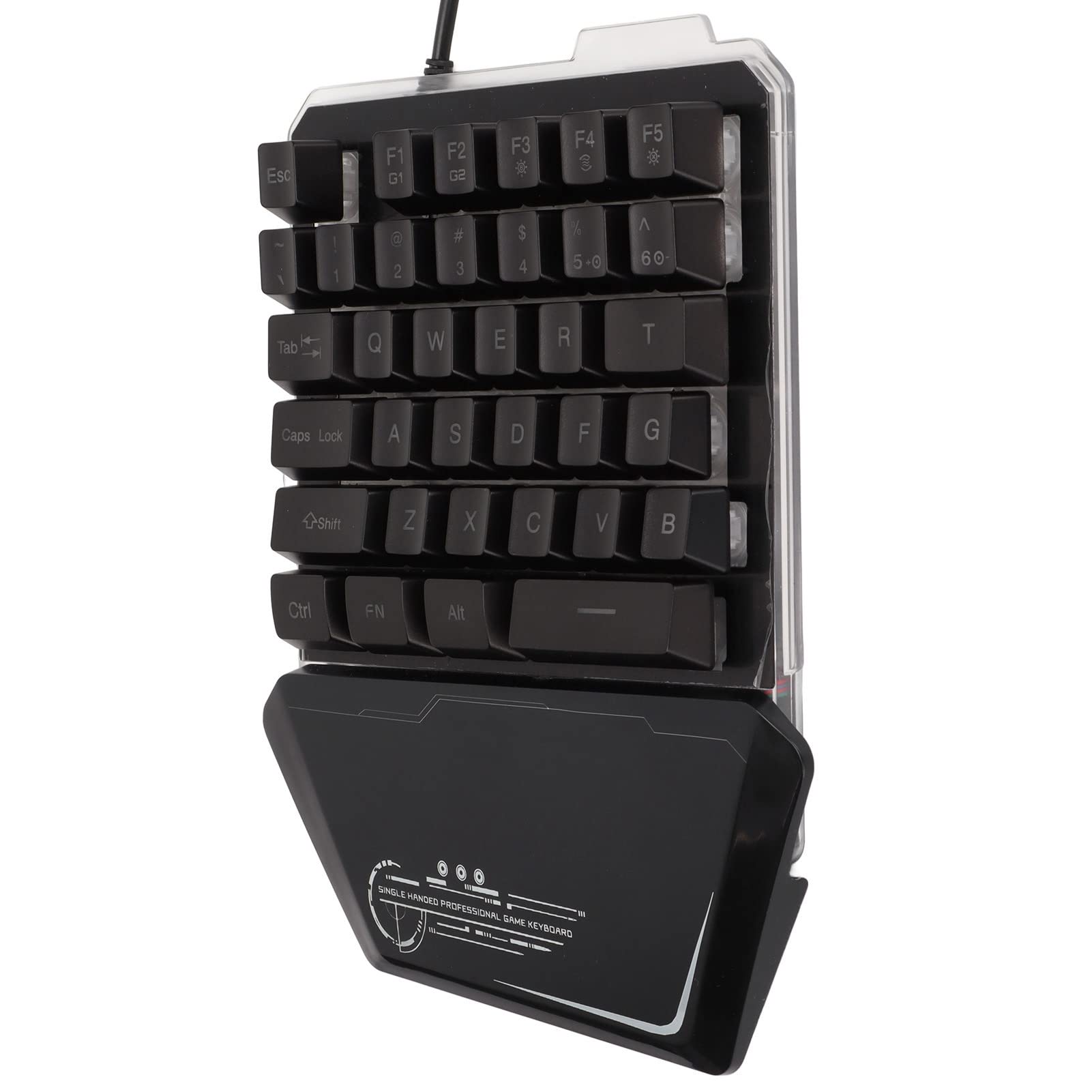 Gaming Keyboard, Small Portable Ergonomic Gaming Keyboard for Home for Office
