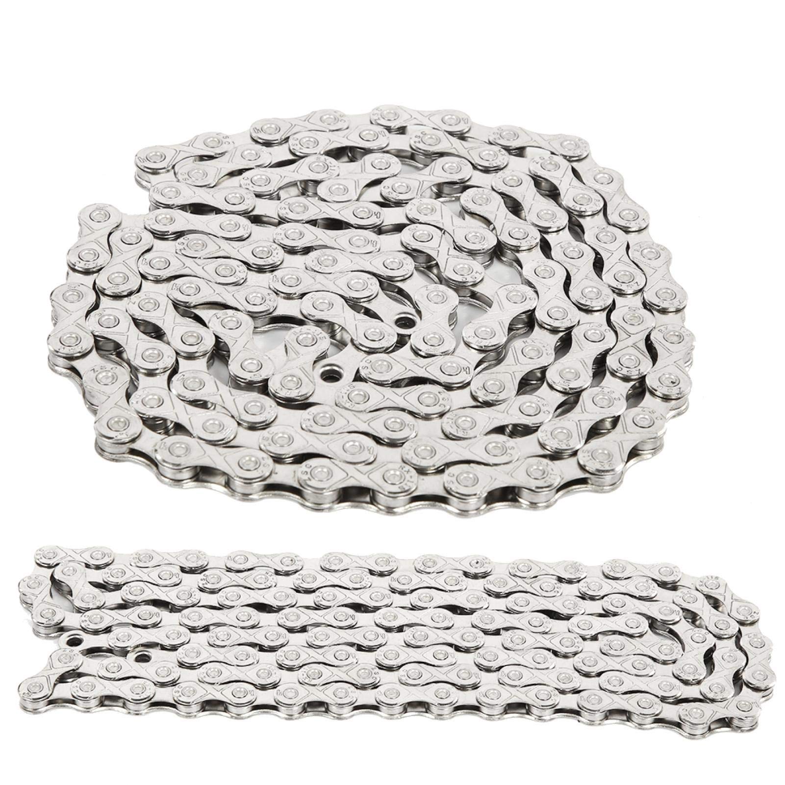 Deror Bike Chain Bicycle Chain Mountain Bike Variable Speed Electroplating Chain Bicycle Cycling Accessory(11 Speed)