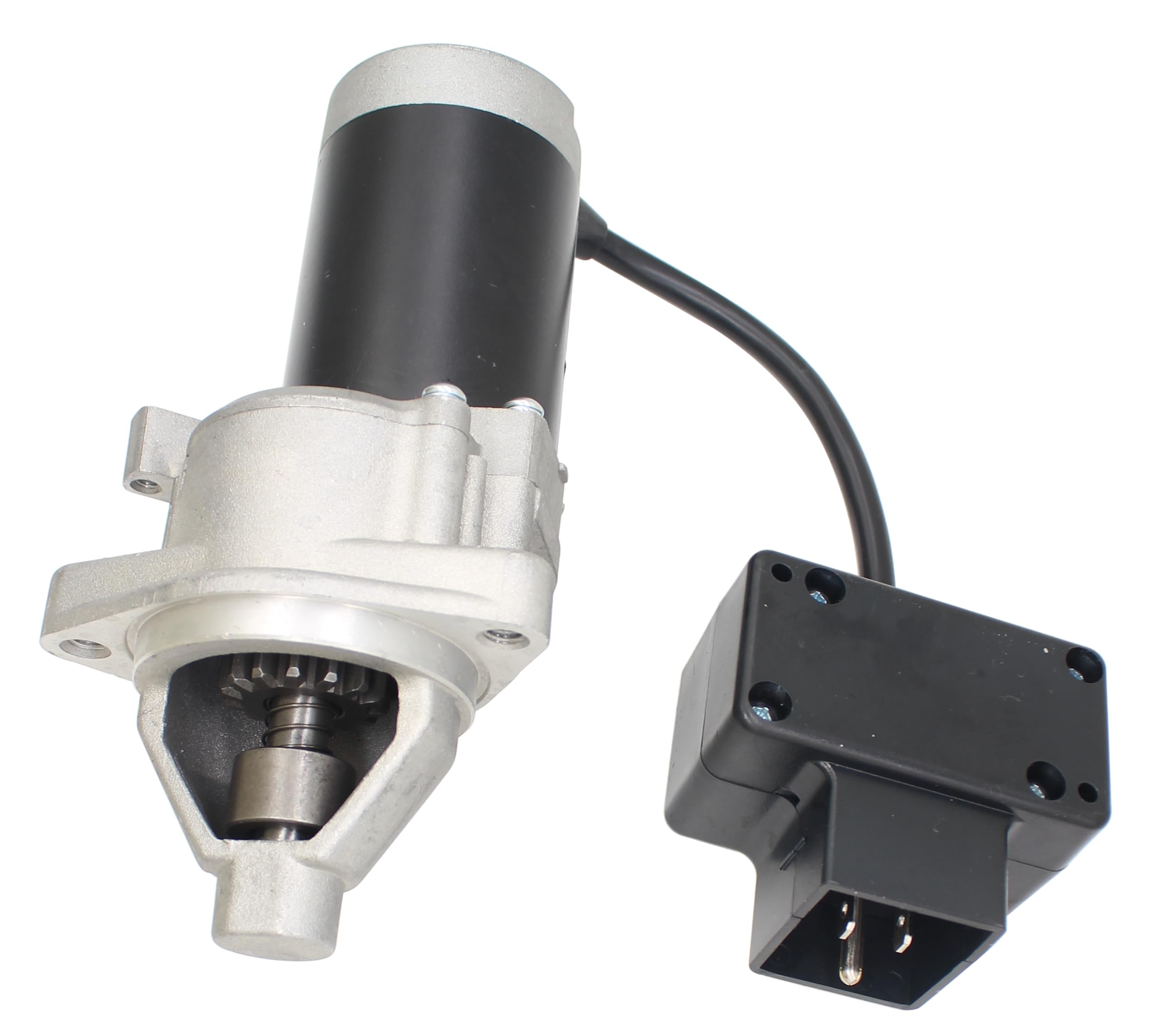 Fullas JQ170-4 Electric Starter Motor Compatible with LCT 414cc Honda GX390 Chinese 420cc OHV Gas Snow Blower Engine