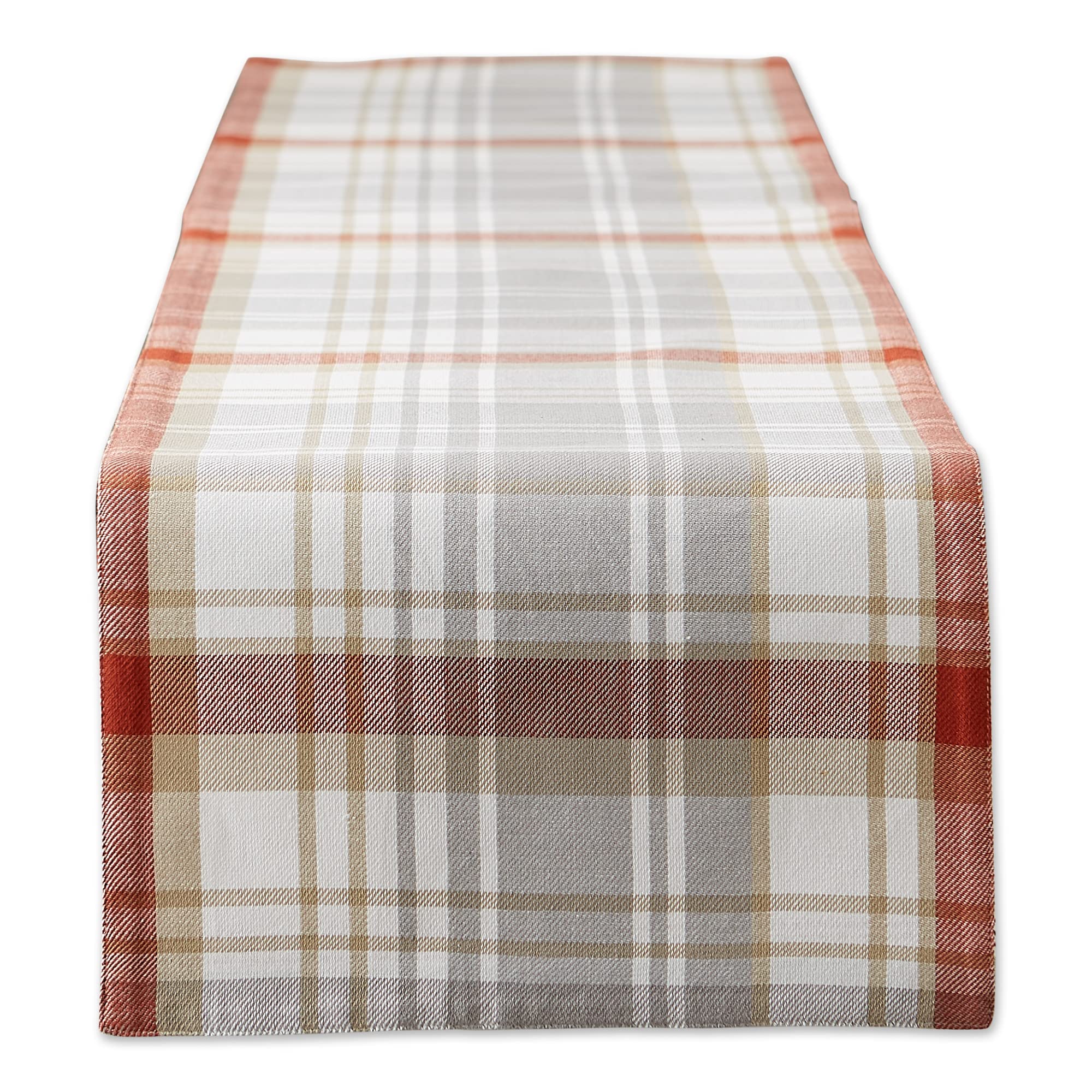 DII Thankful Autumn Collection Fall Tabletop Decoration, Reversible Table Runner, 14x108, Fall's Bounty