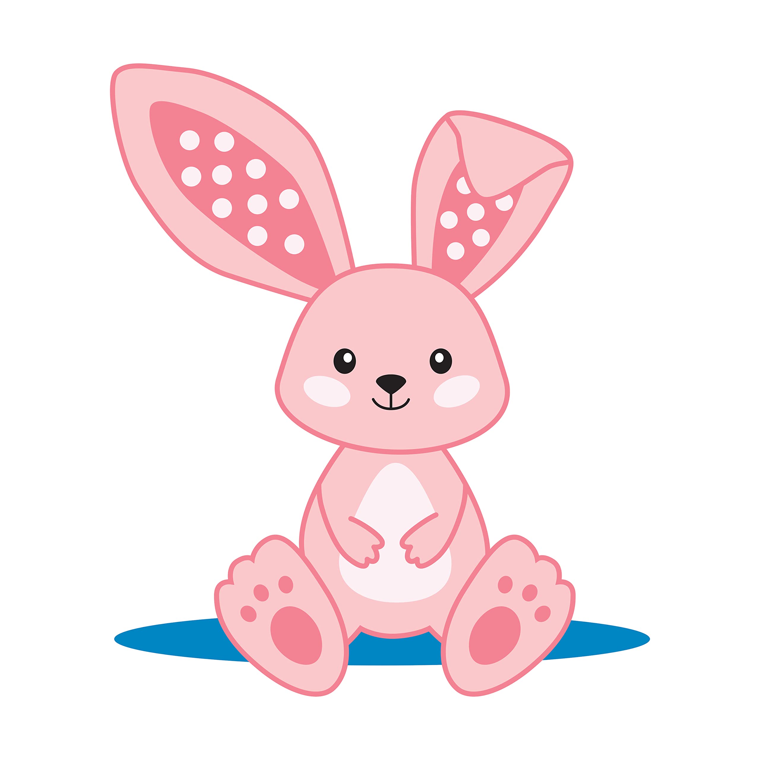Dr. Brown's Flexees Pink Bunny, Soft 100% Silicone Baby Teether, BPA Free, 3m+