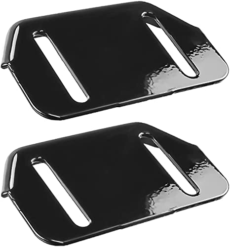 Gpartsden 784-5580 Slide Shoes Replacement for MTD Snow Thrower Cub Cadet Yardman 784-5580-0637 Snow Blower 2 Pack (Skia Black)