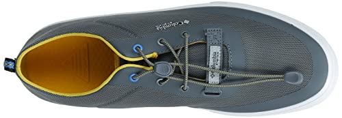 Columbia Mens Dorado CVO PFG Boat Shoe, Ti Grey Steel/Electron Yellow, 12 Wide US