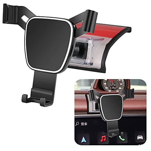 LUNQIN Car Phone Holder for Porsche Panamera 2017-2023 Auto Accessories Navigation Bracket Interior Decoration Mobile Cell Phone Mount