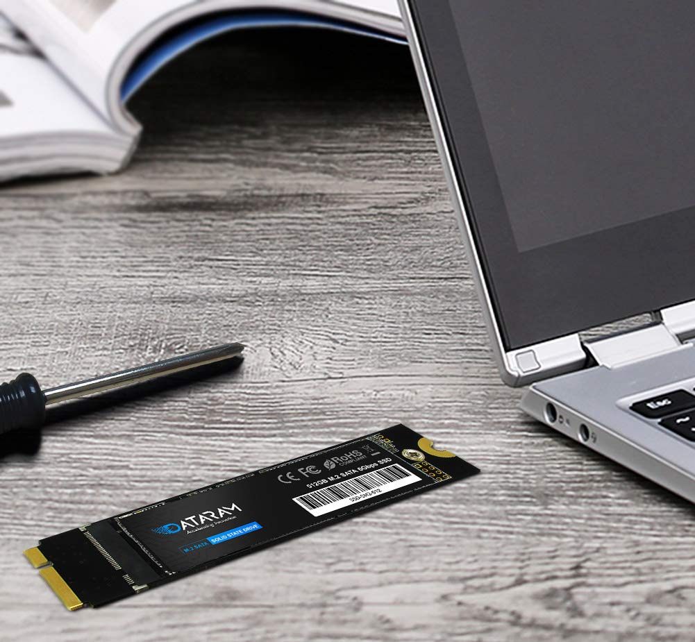 DATARAM SSD for 2012 Apple MacBook Air EMC 2558 & EMC 2559, SATA-III M.2 2280 Internal SSD (512GB)
