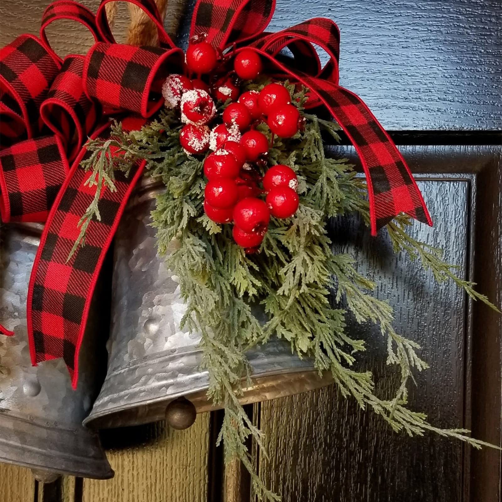 Christmas Bells, Large Galvanized Bells, Christmas Galvanized Decor, Rustic Christmas, Silver Bells Christmas Decorations Christmas Tree Ornaments Gifts Christmas Stuffer Stockings