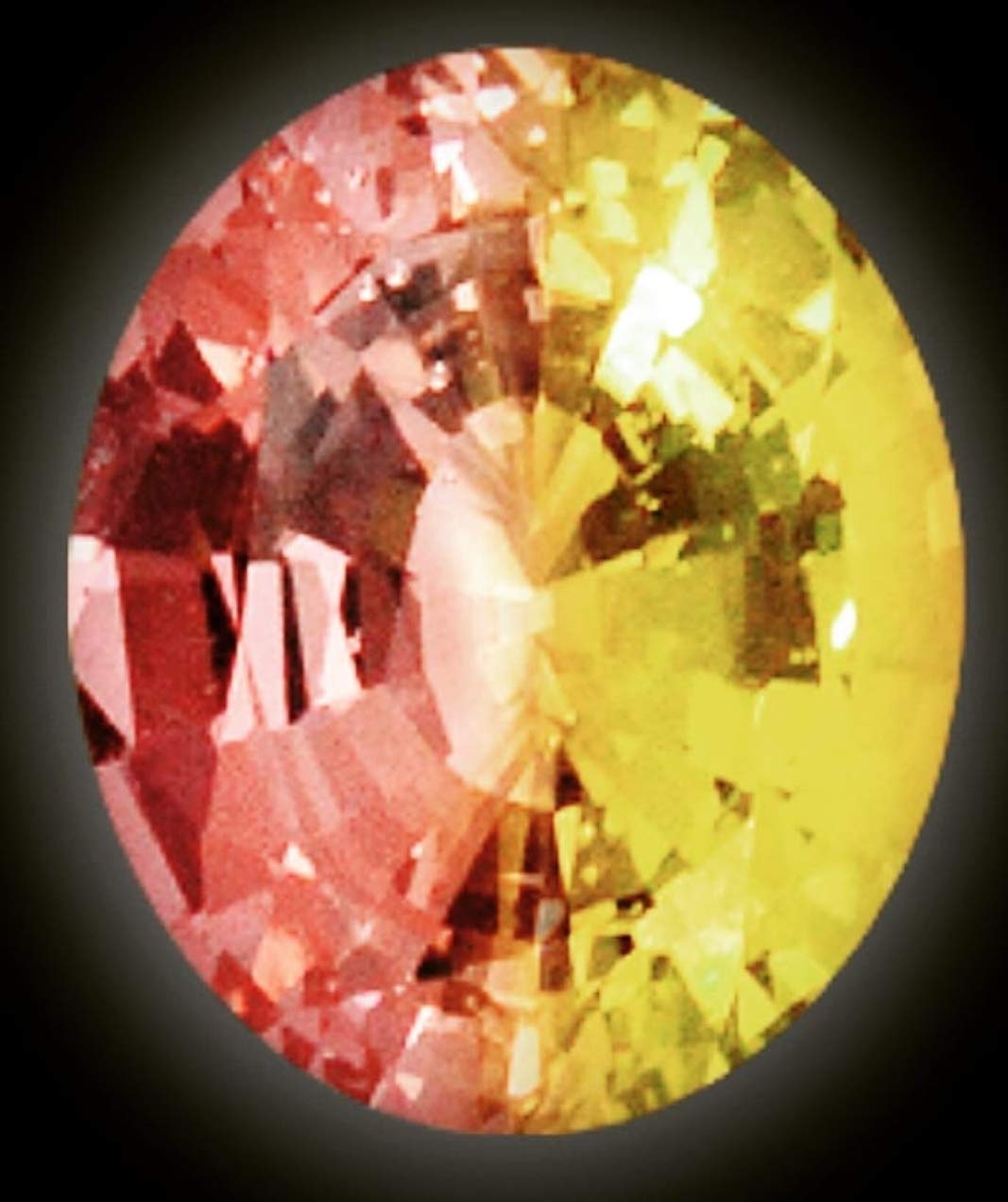 Classic Necessity Color Changing Yellow to Pink Sterling Silver Gemstone Ring Rhodium Coated (7.5)