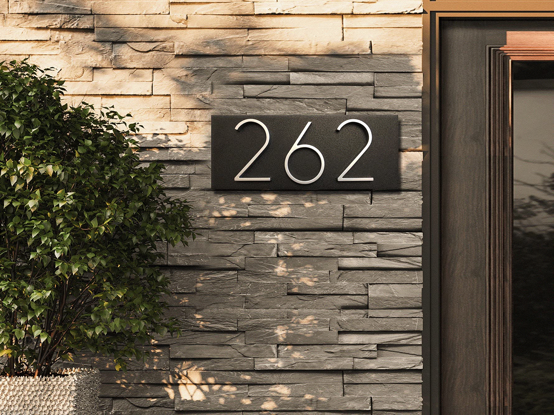 House Numbers | Address number available in Vertical and Horizontal mode | Address number | House address plaque | Personalized gift | Address sign | Modern house numbers | address sign