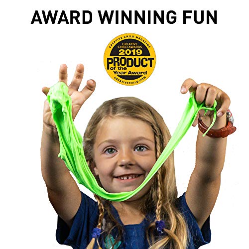 NATIONAL GEOGRAPHIC Mega Slime Kit & Putty Lab - 4 Types of Slime Plus 4 Types of Putty Including Magnetic Putty, Slime Kit for Boys and Girls, Sensory Putty Toy & Science Kit (Amazon Exclusive)