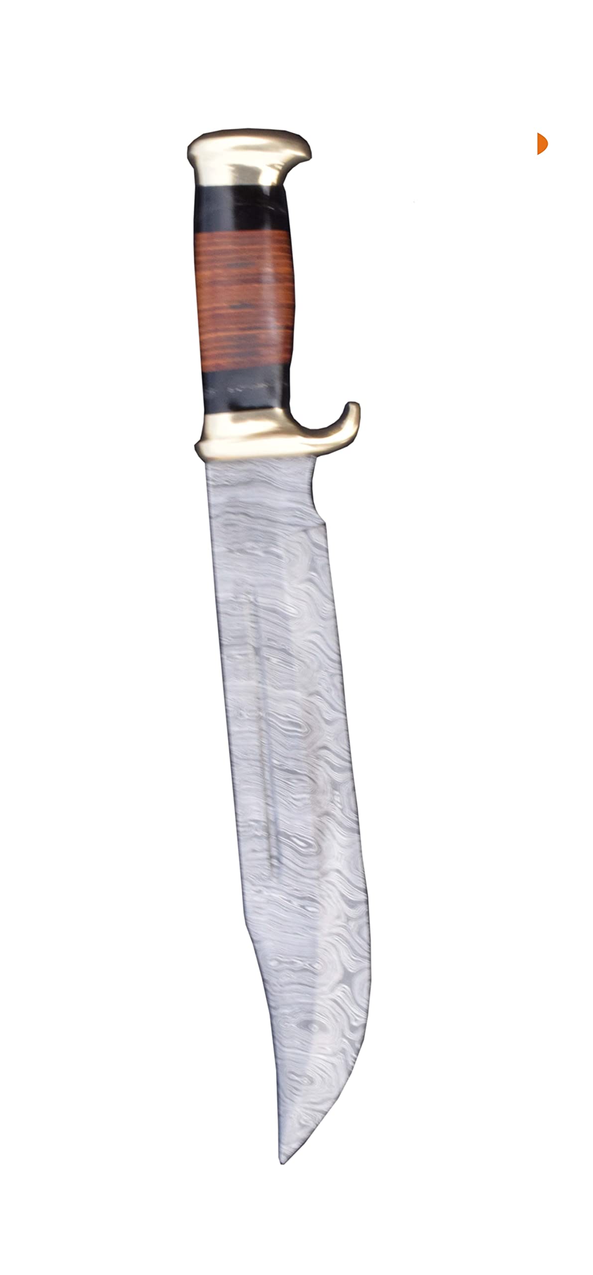 Damascus Hunting Knife| Custom Hand Made Knife/ Hunting knives with sheath black