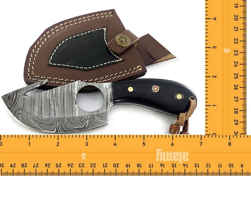 Damascus Steel Fixed Blade Knife Hunting Camping Hiking Tactical Survival Outdoor Sports For Men. SM148