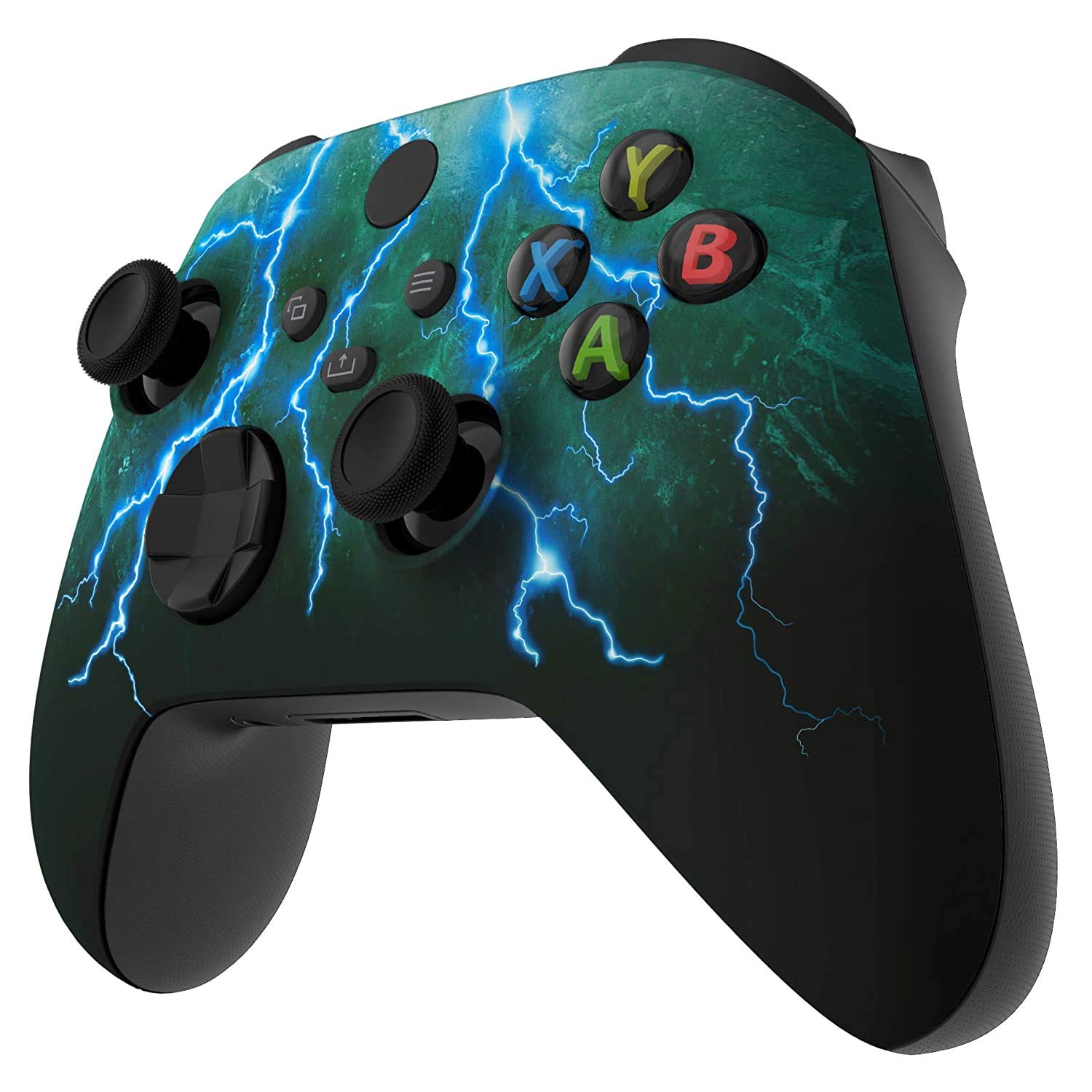 Xbox Series & One Soft Touch Design Custom Gaming Controller for Xbox Series & One -Soft Shell for Comfort Grip X - (Lightning)