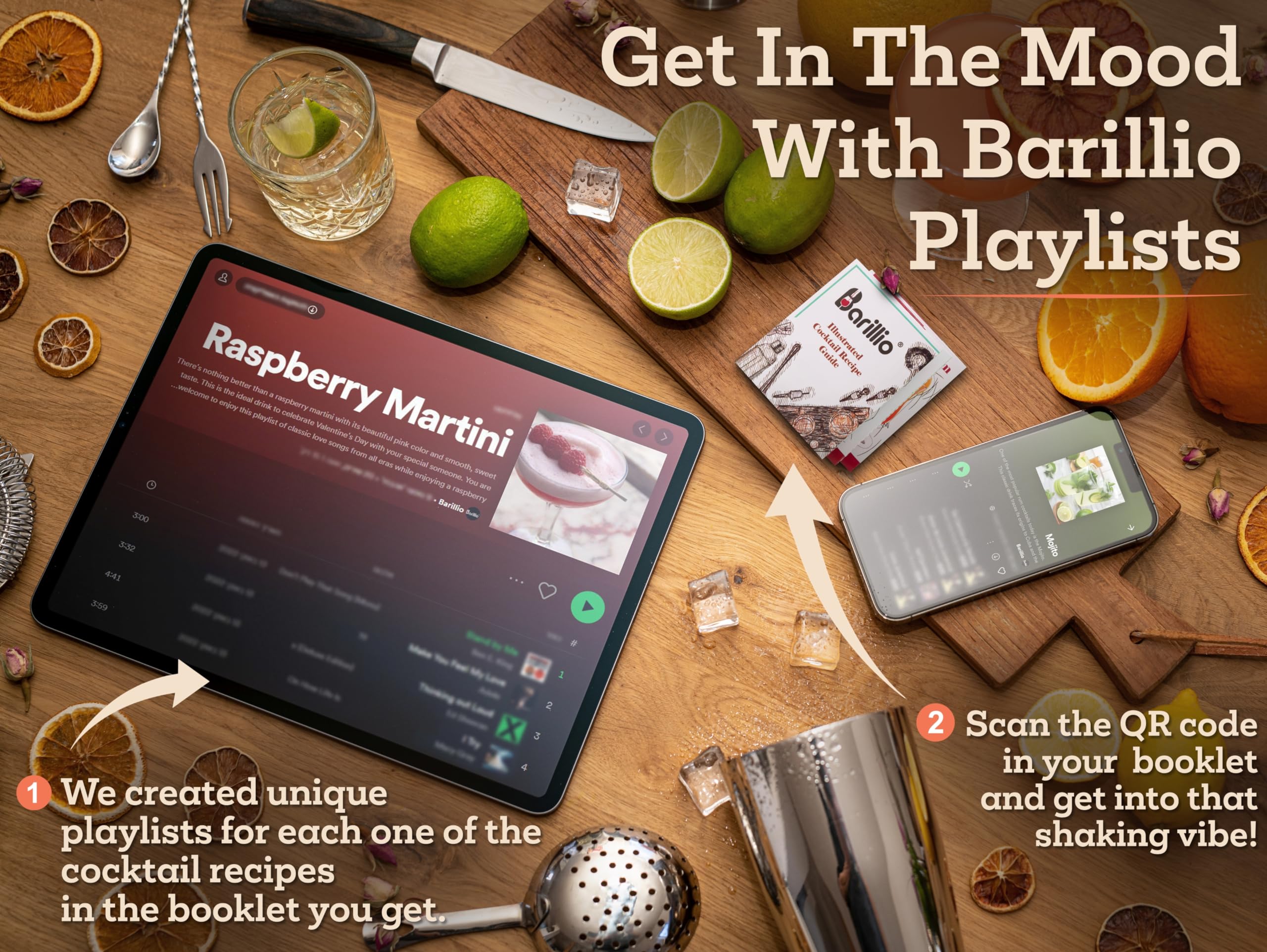Copper Mixology Bartender Kit Cocktail Shaker Set by Barillio: Rose Gold Drink Mixer Set with Bar Tools, Muddler, Mixing Spoon, Jigger, Strainer, Sleek Bamboo Stand & Recipes Booklet