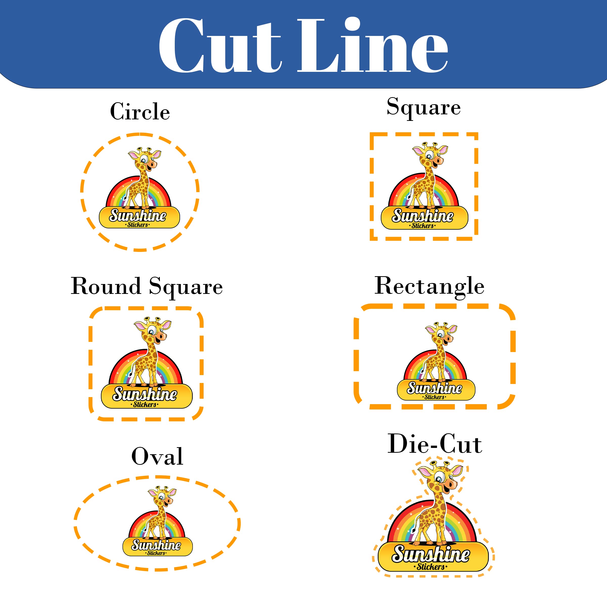 Custom Design Your Own Waterproof Die-Cut Vinyl Stickers Labels - Personalized with Image, Photo, Text or Logo,Dishwasher Safe, Fade & UV Resistant.