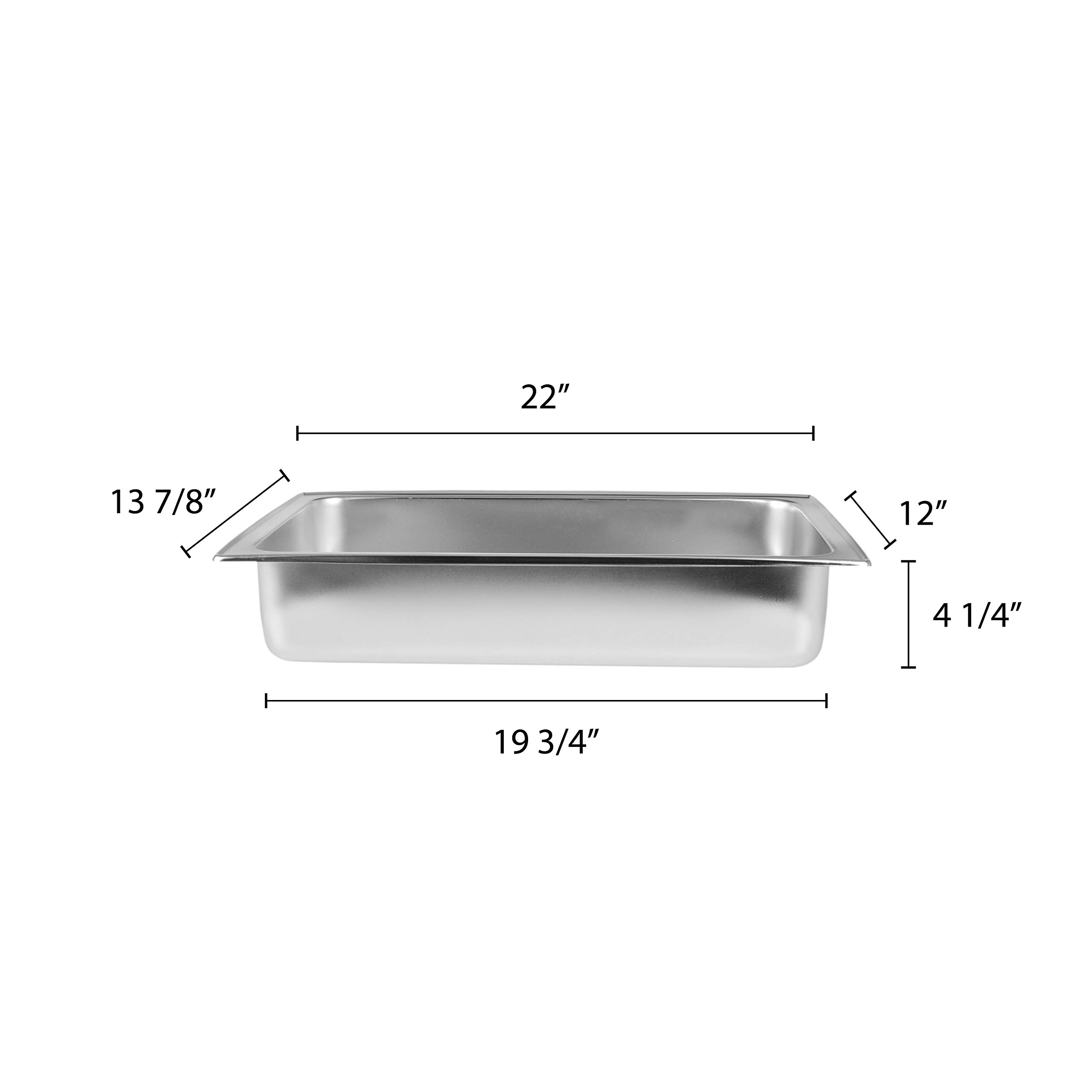Excellante Stainless Steel Dripless Water Pan
