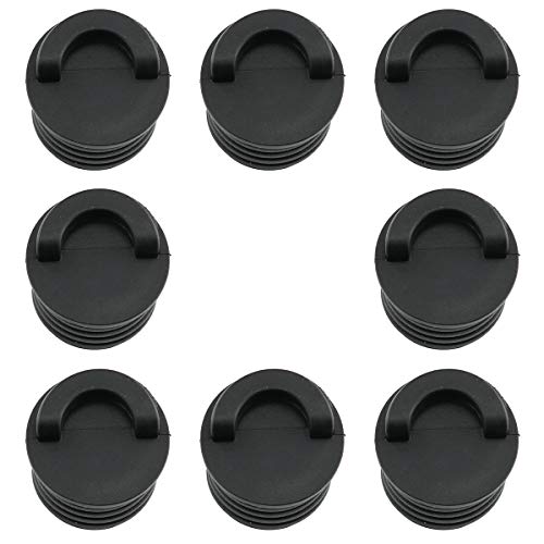 E-outstanding 8PCS Kayak Scupper Stopper Bung Drain Hole Plugs Bungs for Kayak Canoe Dinghy Marine Boat