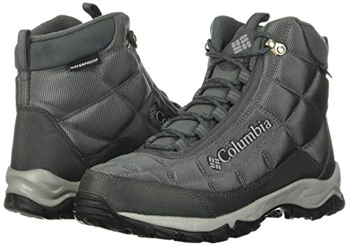 Columbia Men's Firecamp Boot, Titanium Grey Steel/Graphite, 15