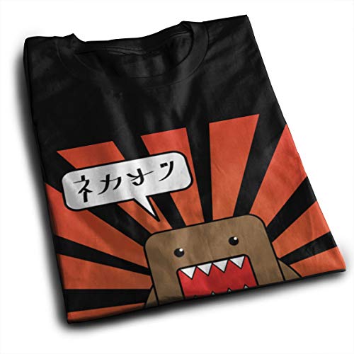 Mans Domo T-Shirt Lightweight Tennis Short Sleeves Tops XL Gift Black