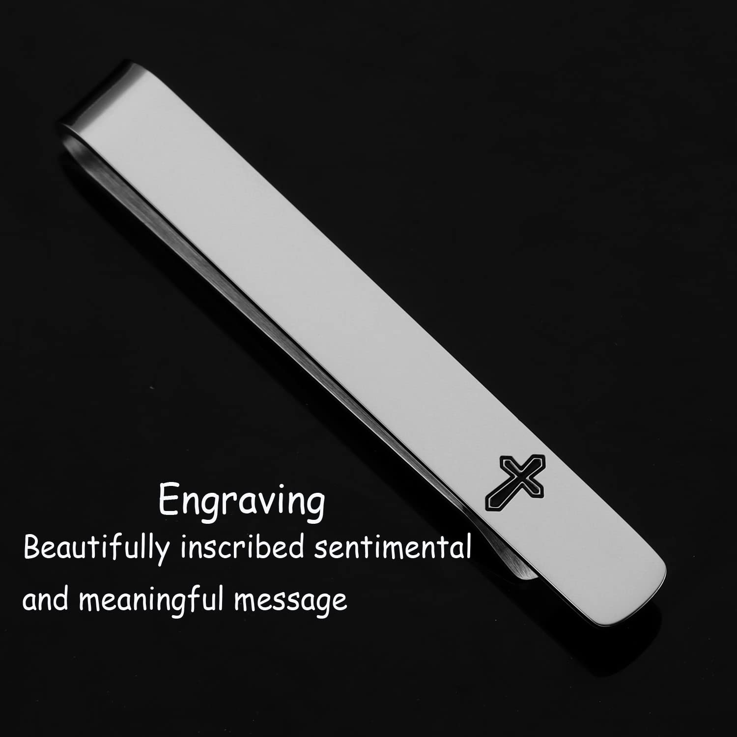 Cross Tie Clip for Men First Communion Tie Pin