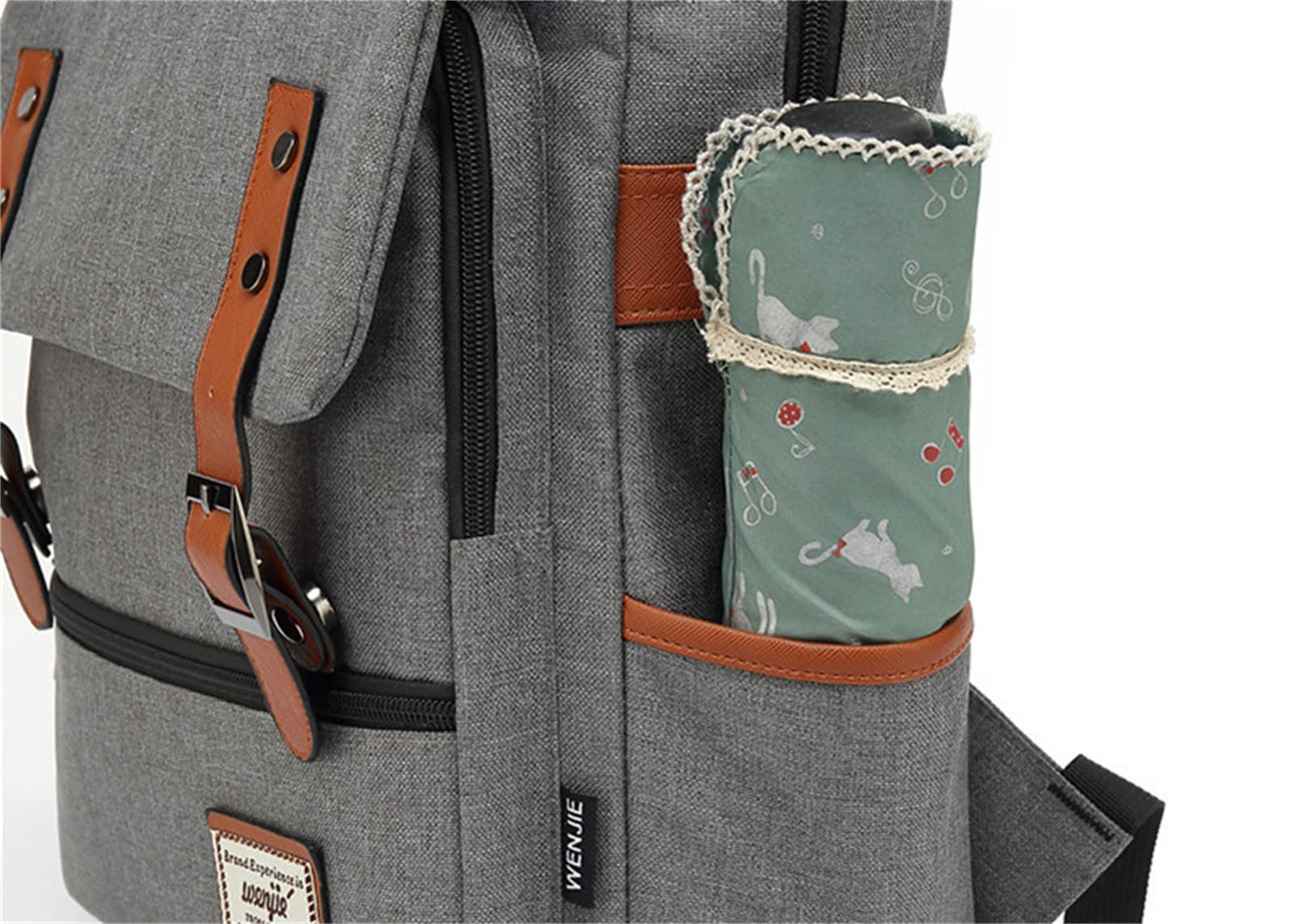 IRYZE Teen The Promised Neverland Student Bookbag Rucksack Lightweight Durable Laptop Bag Durable Canvas Knapsack