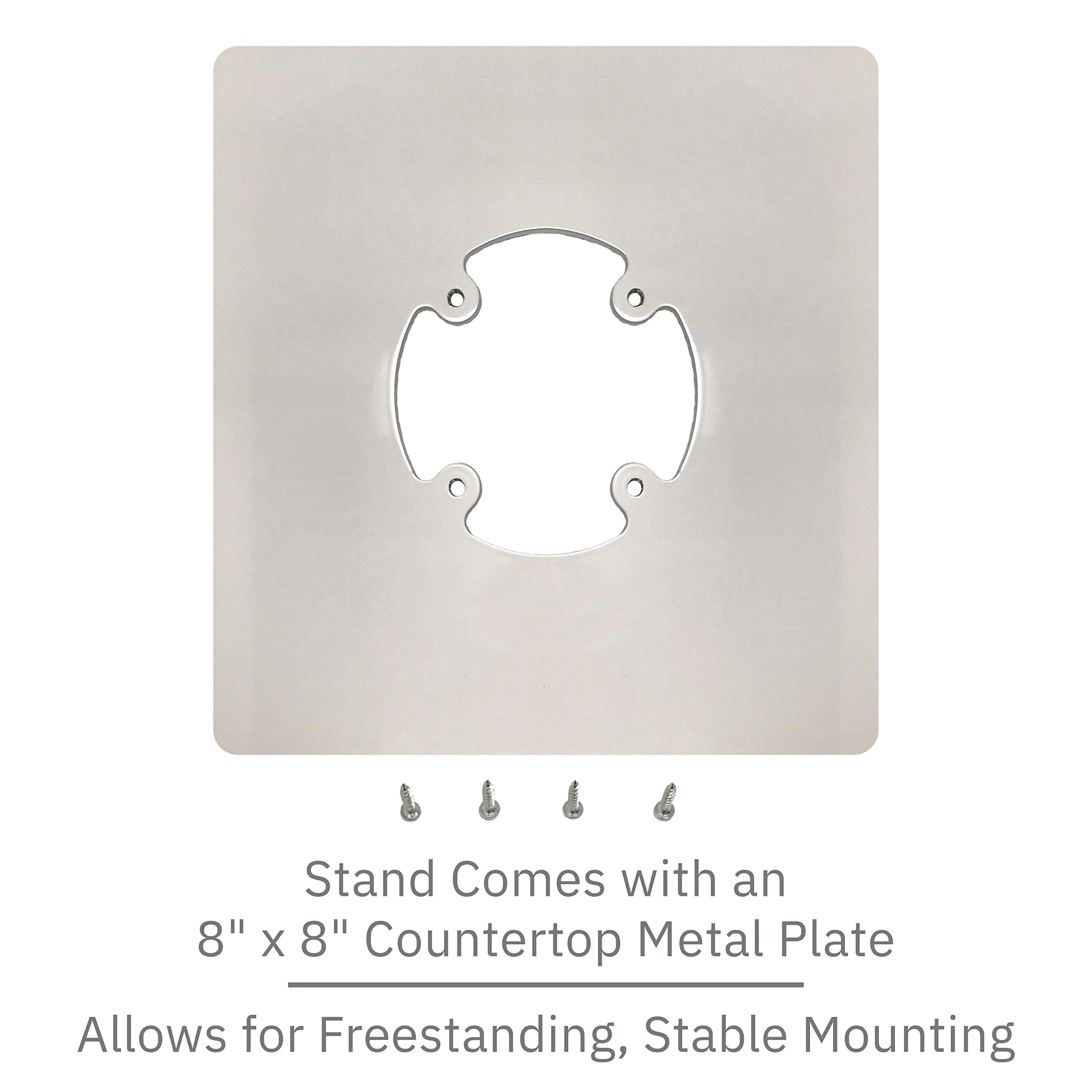 Discount Credit Card Supply DCCStands Freestanding Swivel and Tilt Pax A920 / A920 Pro Terminal Stand (White)