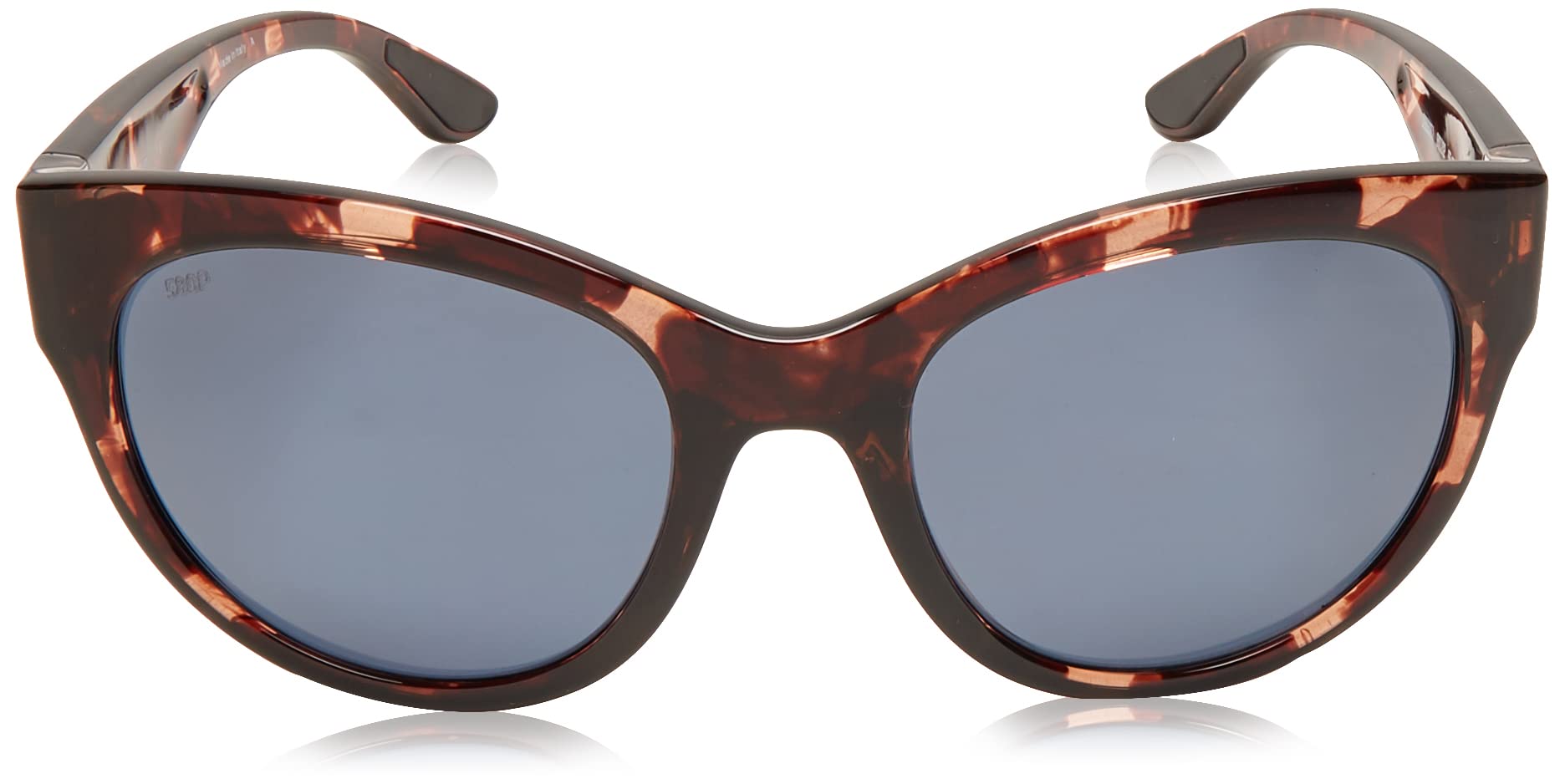 Costa Del Mar Woman Sunglasses Shiny Coral Tortoise Frame, Gray Lenses, 55MM