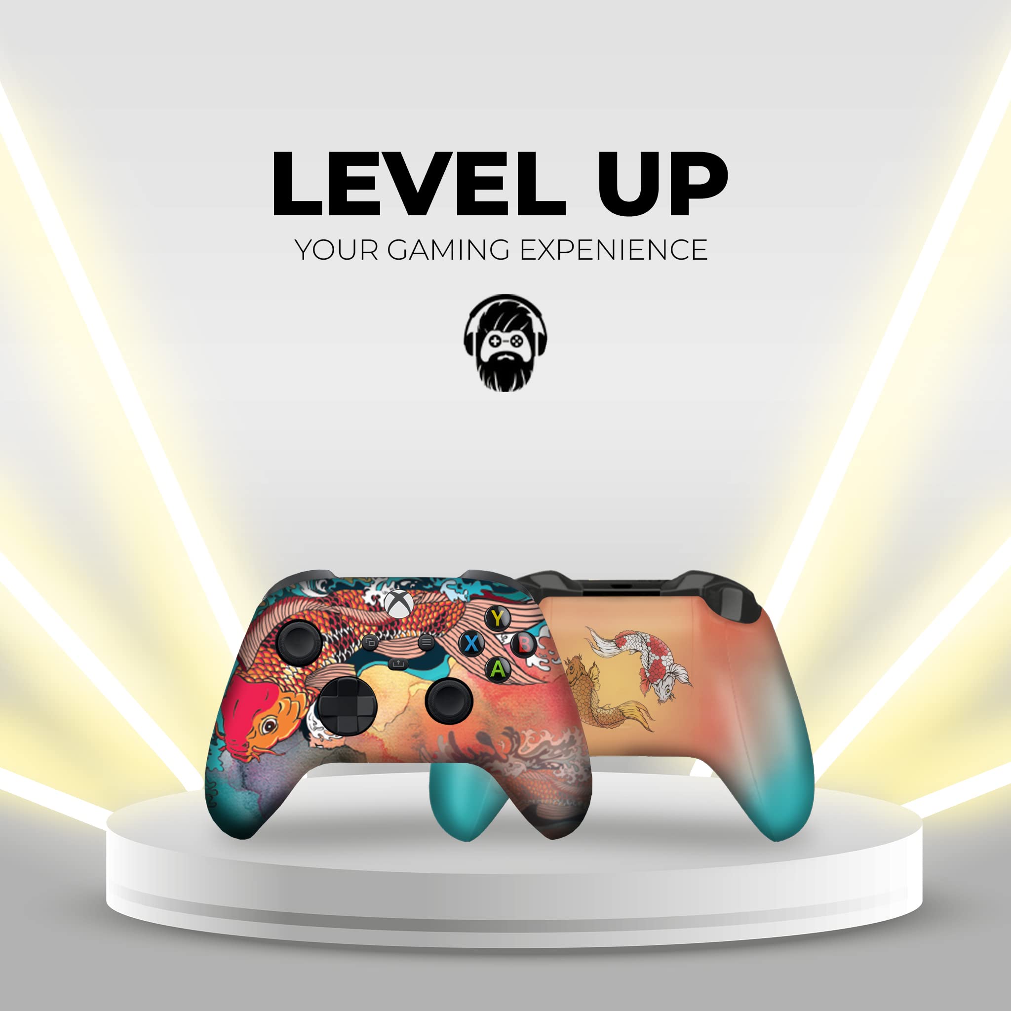 DreamController M Illustrations Custom X-box Controller Wireless compatible with X-box One/X-box Series X/S Proudly Customized in USA with Permanent HYDRO-DIP Printing(NOT JUST A SKIN) (MODDED)