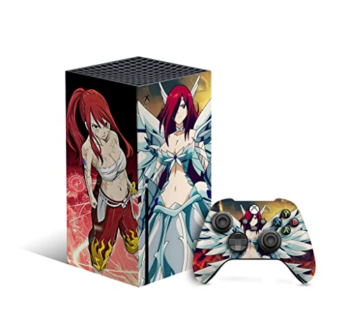 Dragon Magic Boy Anime X-box-Series-X Skin Stickers Decal Full Body Vinyl Cover for Microsoft X-box-Series-X Console and Controllers