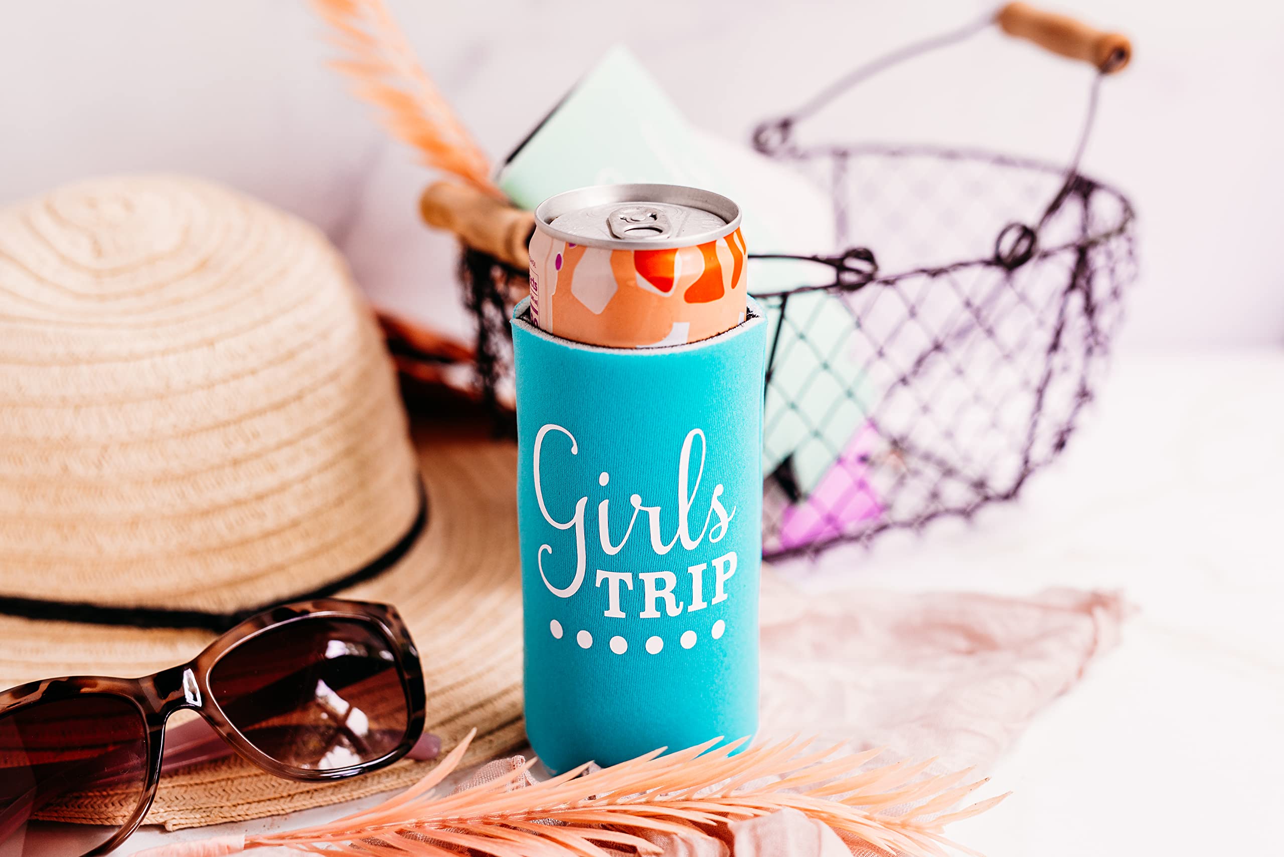 Girls Weekend Trip Gift for Women Bachelorette Party Favor Fun Cruise Essential Idea - Set of 4 (Slim)