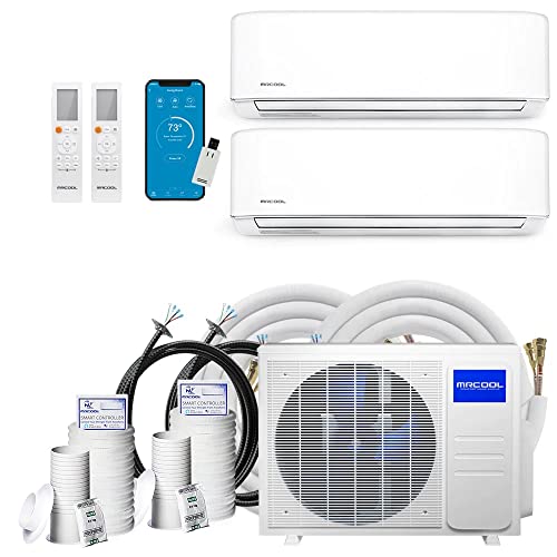 MRCOOL DIYM248HPW00C07 DIY Multi-Zone Series Ductless Heat Pump, White