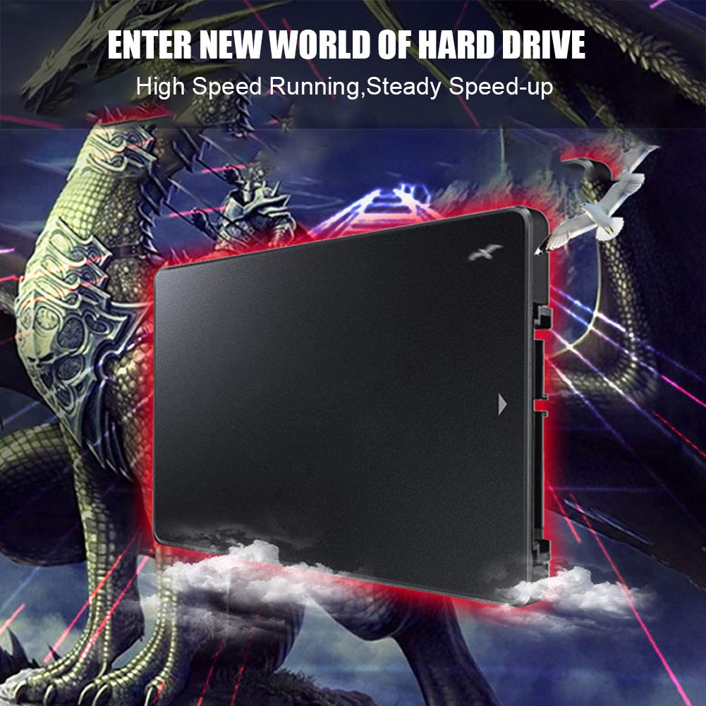 Shanrya SSD, Reliable SSD Hard Disk, for All-in-One Desktop Desktop Server Laptop(120G)