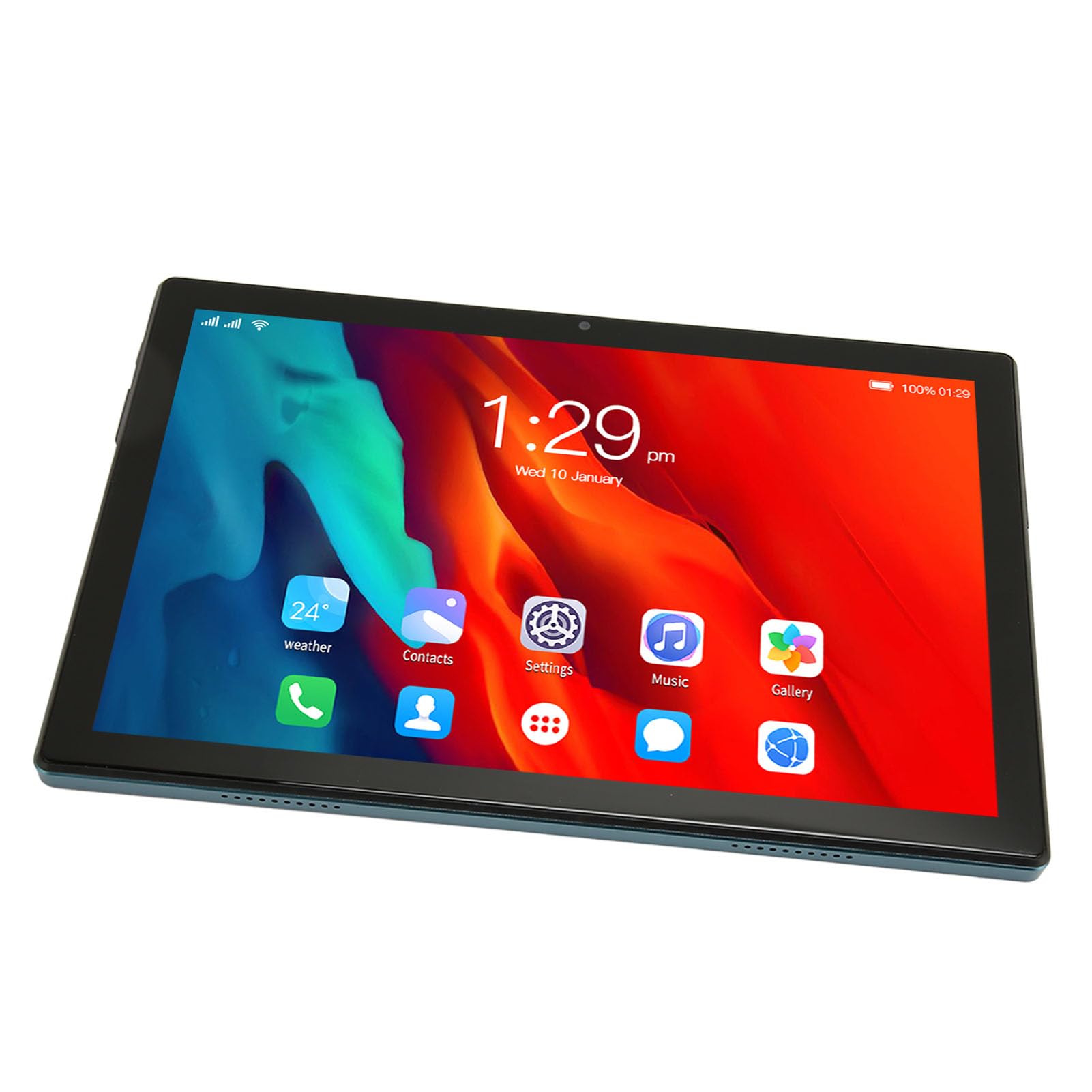 DAUERHAFT Tablet PC Support Fast Charging 10.1 Inch Tablet Support 4G Network 100-240V 1960x1080 for Android 12 for Travel (US Plug)