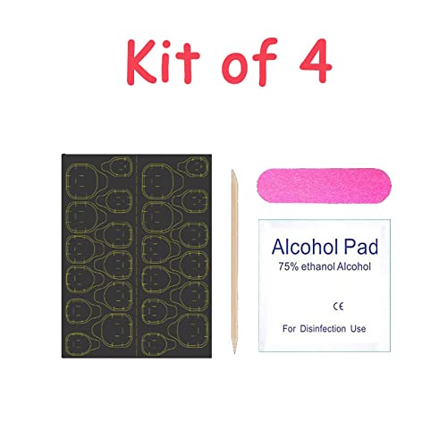 KKUUOO French Tip Press on Nails Square Fake Nails Medium False Nails with Colorful Flower Designs Cute Press on Nails Full Cover Acrylic Nails Stick on Nails Glossy Glue on Nails for Women 24Pcs