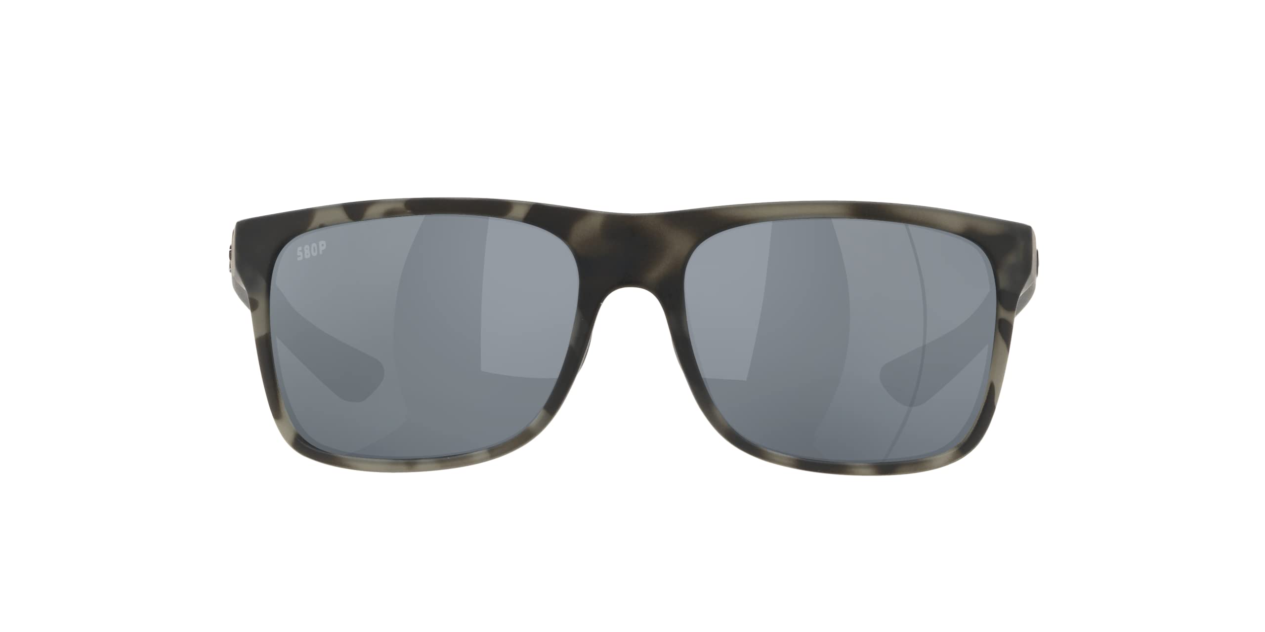 Costa Woman Sunglasses Tiger Shark Ocearch Frame, Gray Silver Mirror Lenses, 56MM