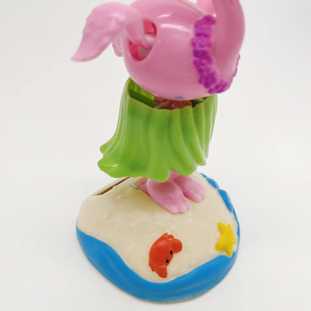 Esquirla Adorable Dancing Skirt Flamingo Statue Figure, Plastic Bobbleheads Doll,