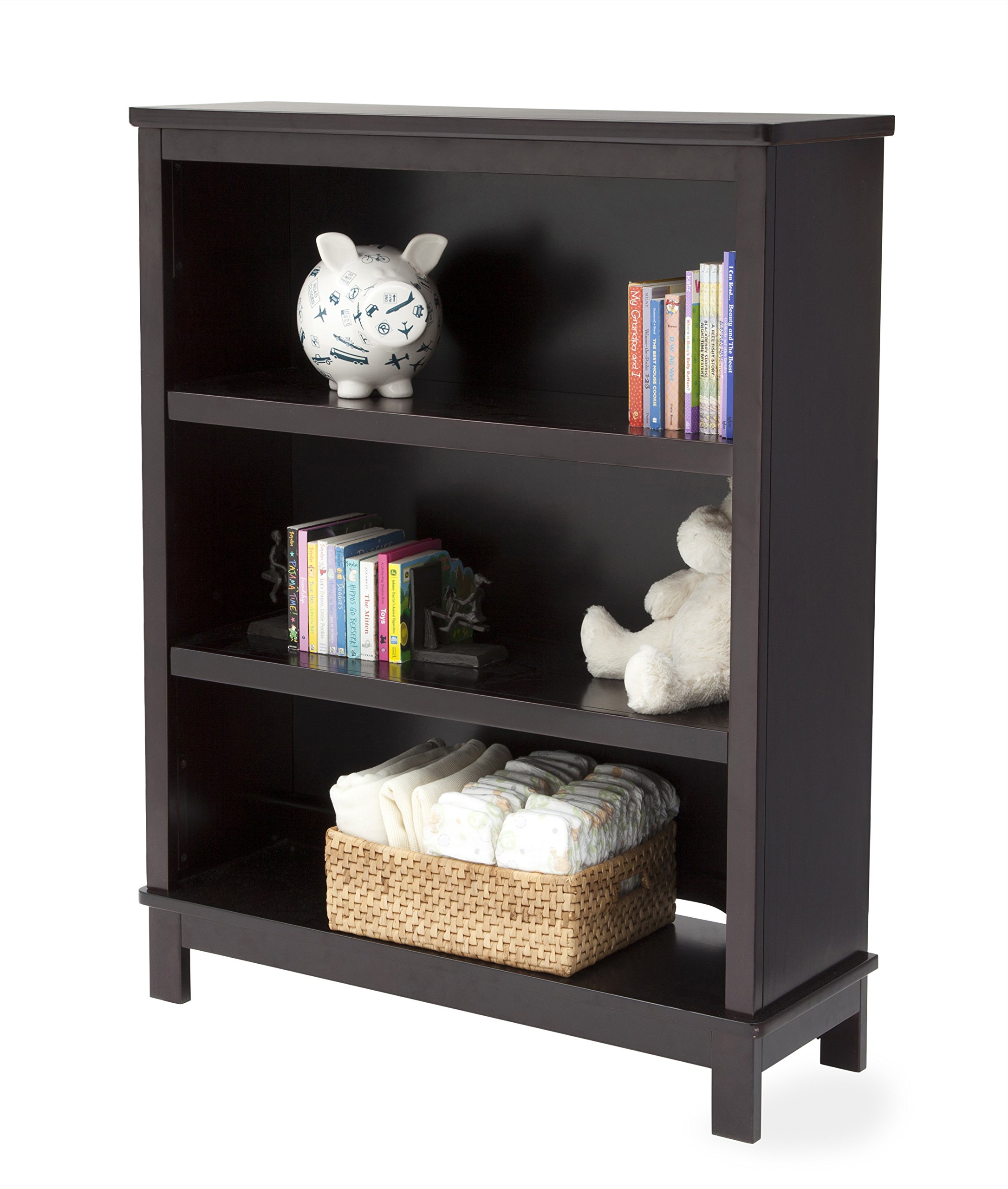 Delta Children Epic Bookcase for Books and Toys - Dark Chocolate