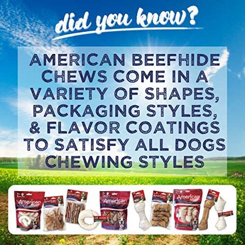 Pet Factory American Beefhide Chips Dog Chew Treats - Beef Flavor, 32 oz