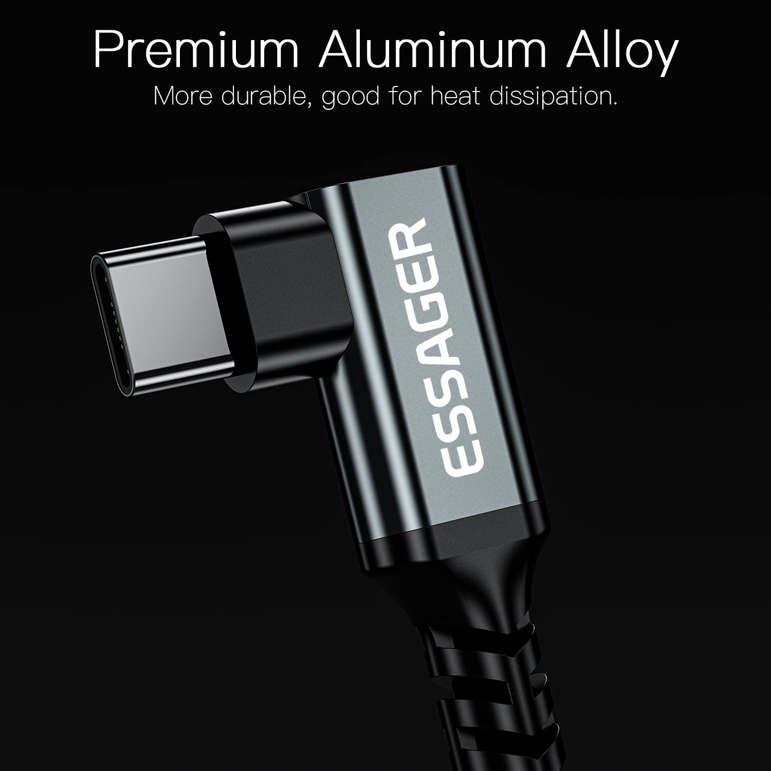 ESSAGER Link Cable for Quest 2/Meta and PC/Steam VR 16FT(5M), USB 3.1 High Speed PC Data Transfer, USB to USB C Cable for VR Headset and Gaming PC