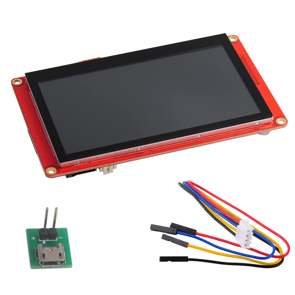 DIYmalls Nextion Intelligent 4.3 inch HMI Display Resistive Touch Screen 5V TFT LCD 480x272 for Arduino ESP32 (NX4827P043-011R)